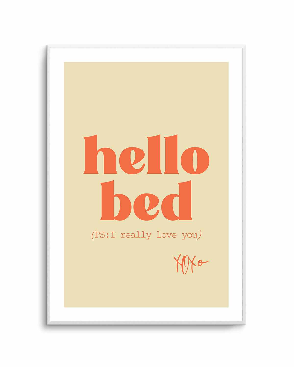 Hello Bed | Art Print – Olive et Oriel