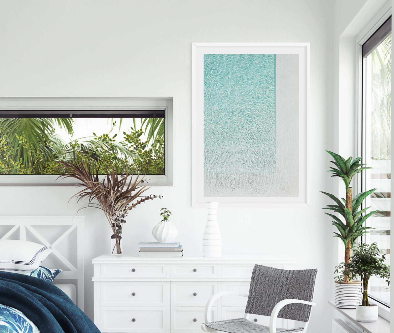 Beautiful Blue Pool Wall Art Prints - Order Today Olive et Oriel™