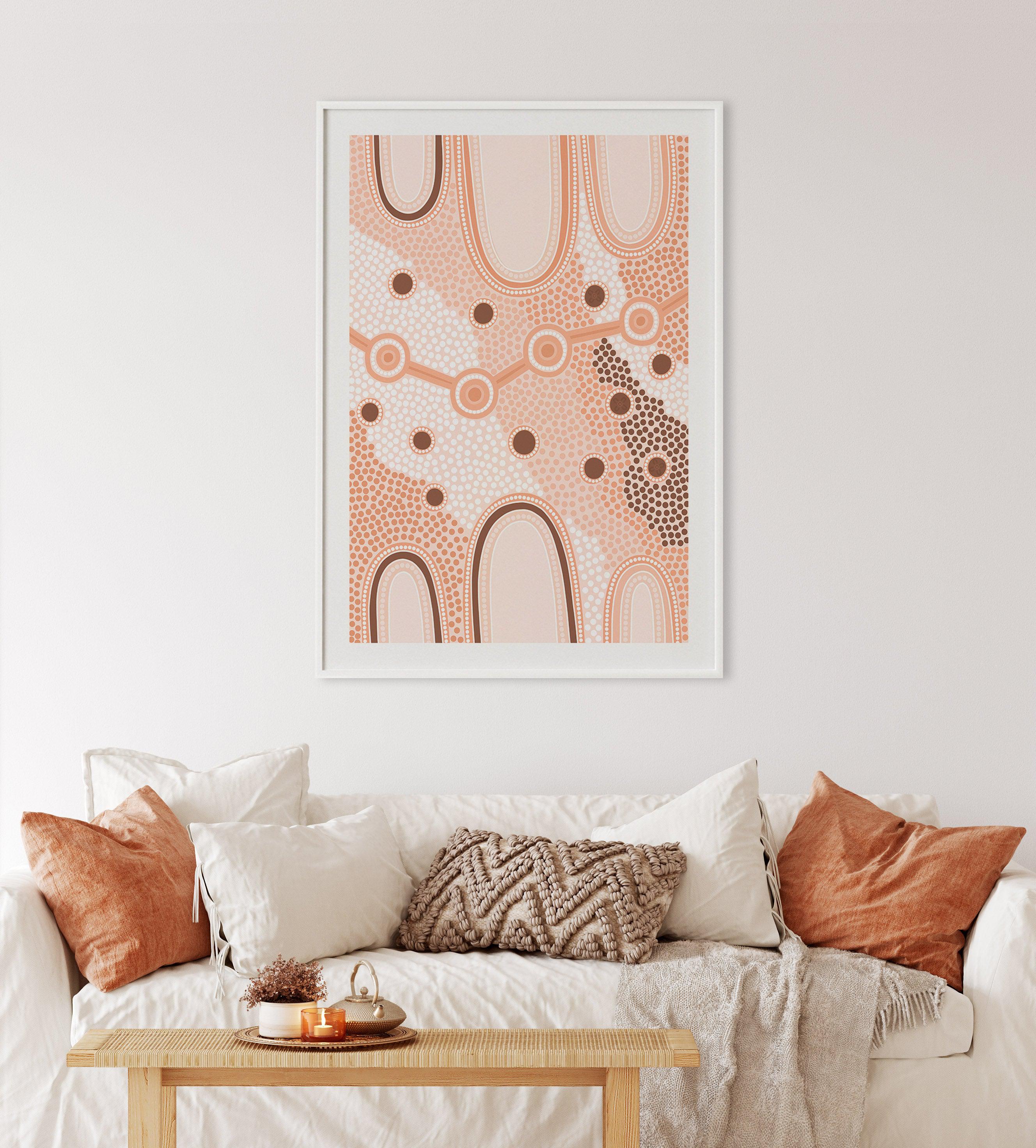 Neutral Indigenous Wall Art Prints - FREE Aus-wide shipping! – Olive et ...