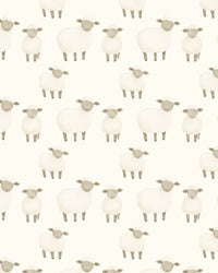 Counting Sheep Boys Room Peel & Stick Removable Kids Wallpaper – Olive ...