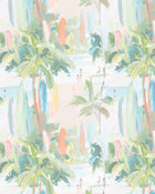 Island Vibes in Bright Fun Tones Removable Fabric Peel & Stick – Olive ...