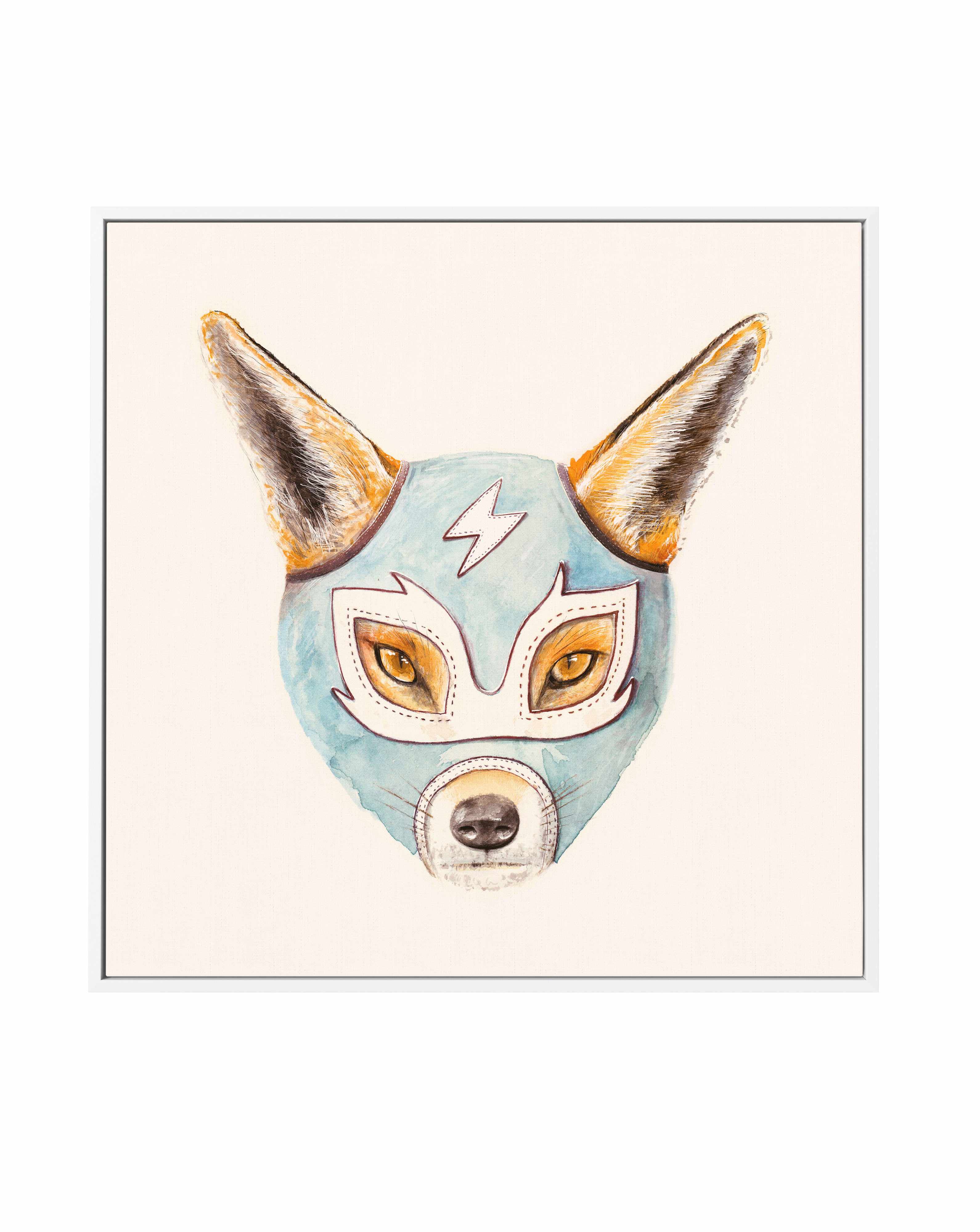 Andrew Fox Wrestler By Florent Bodart | Framed Canvas Art Print – Olive ...