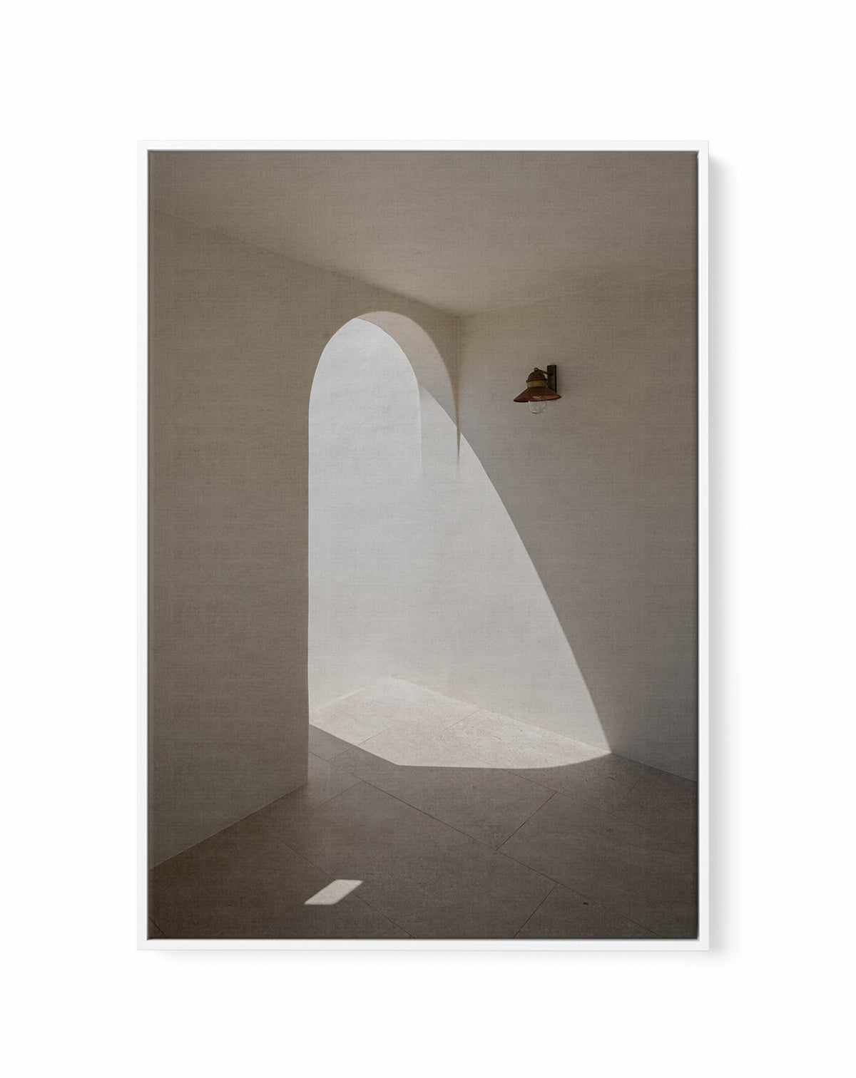 Arch Shadows By Minorstep | Framed Canvas Art Print – Olive et Oriel