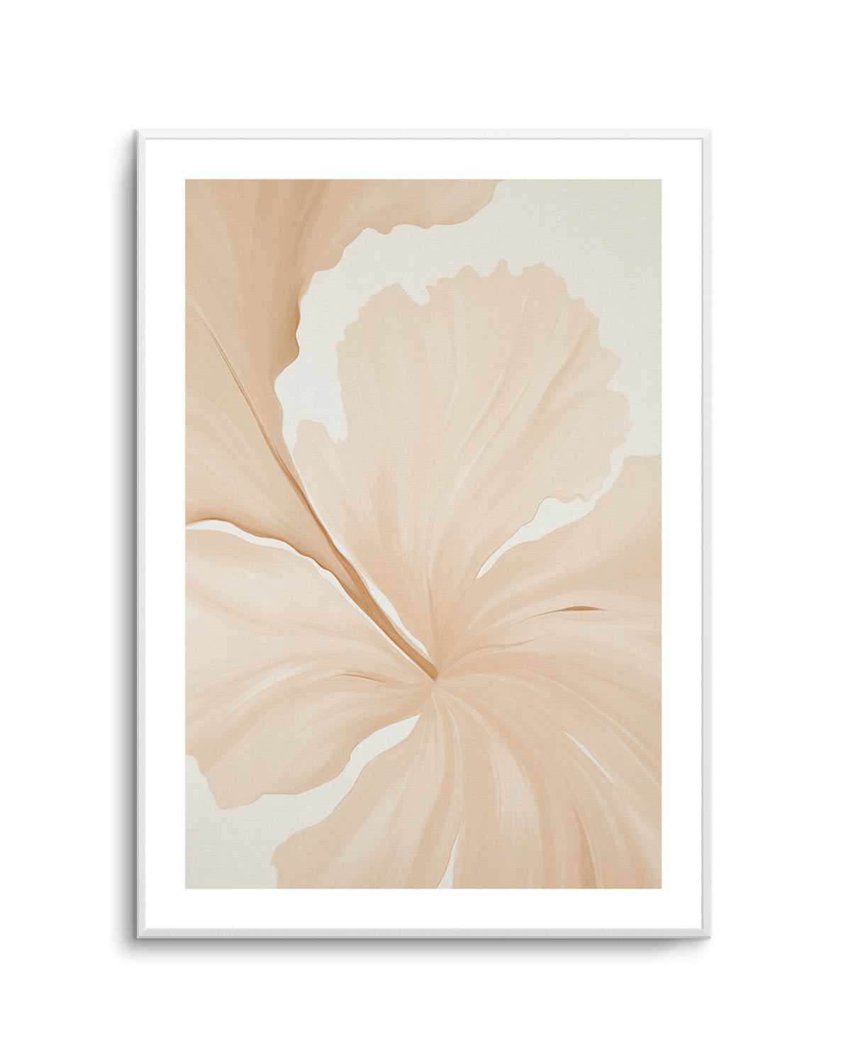 Beige Hibiscus No I | Art Print – Olive et Oriel