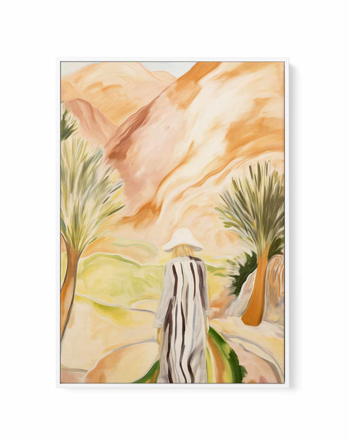 Bush Walker | Framed Canvas Art Print – Olive et Oriel