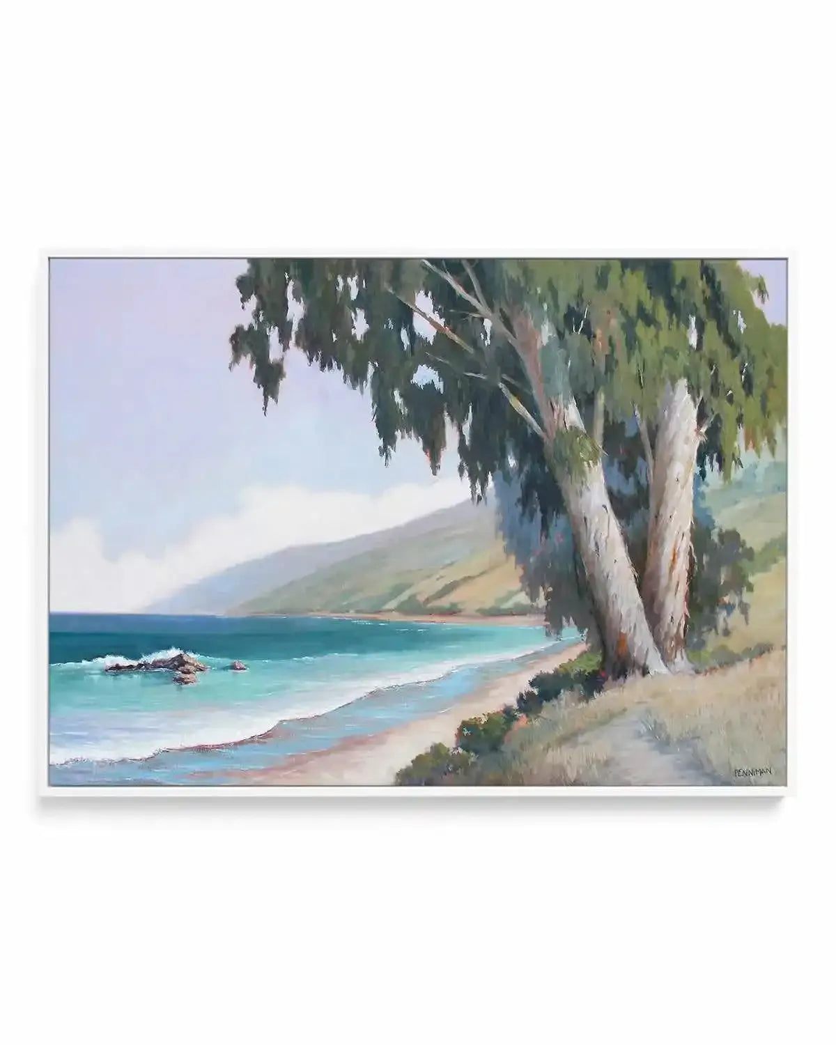 Buy Central California Coast by Ed Penniman Framed Canvas Art Print ...