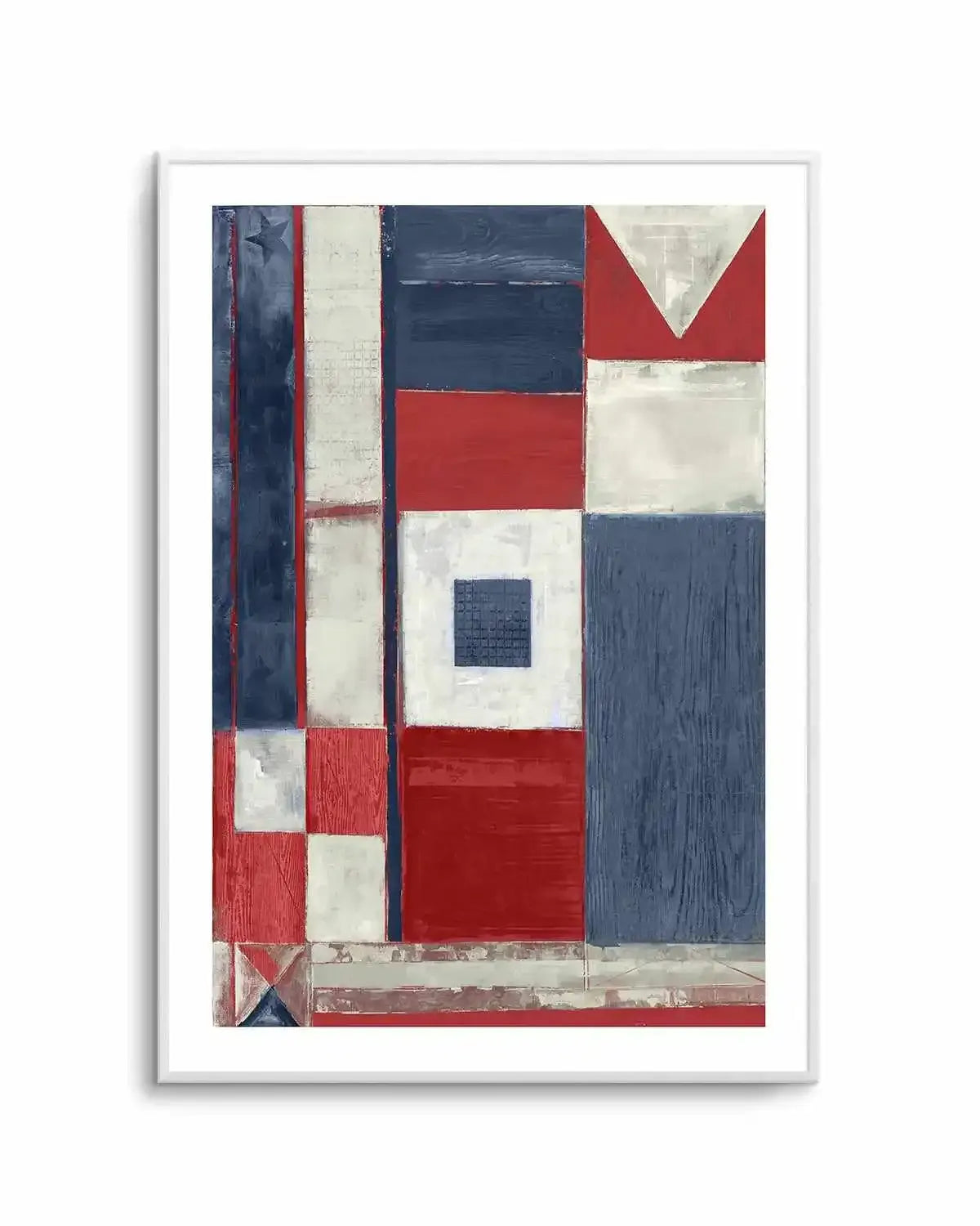 Buy 'Coastal Flag I' Wall Art Print | Next Day Shipping! – Olive et Oriel