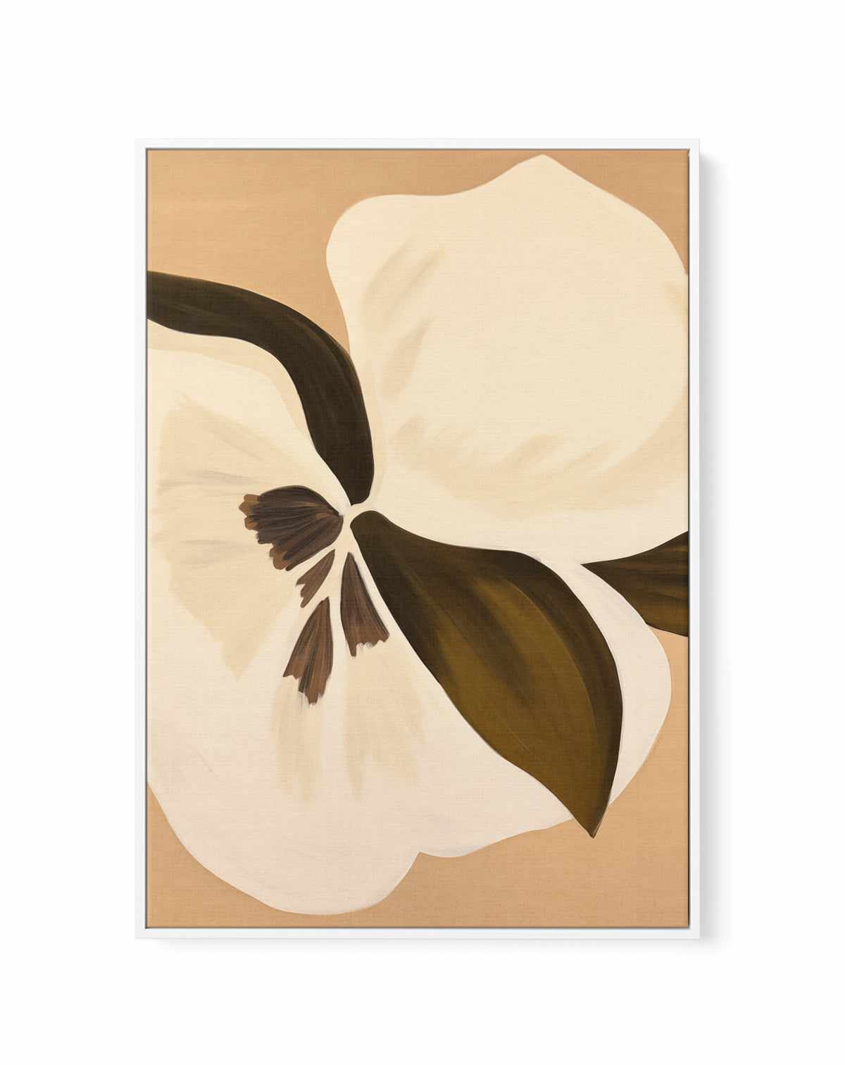 Cocoa Flower | Framed Canvas Art Print – Olive et Oriel