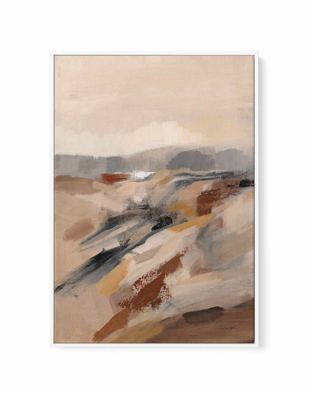 Distant Forest II | Framed Canvas Art Print – Olive et Oriel