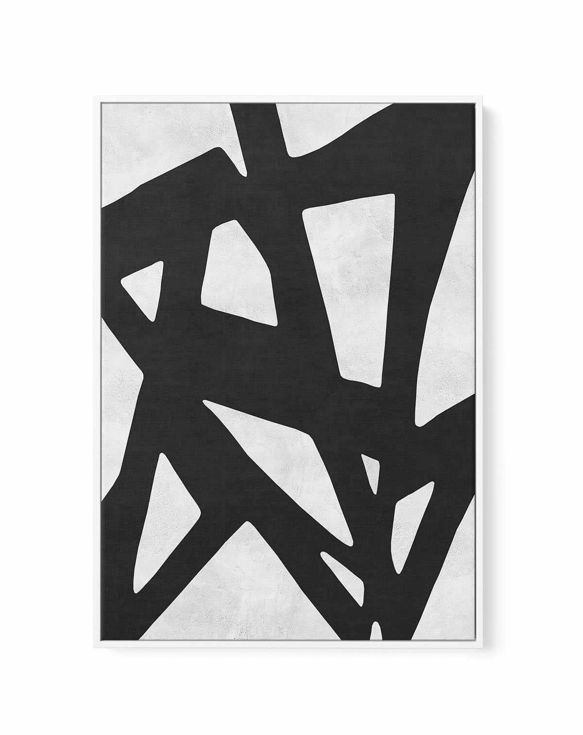 Expressionist Lines 3 | Framed Canvas Art Print – Olive et Oriel