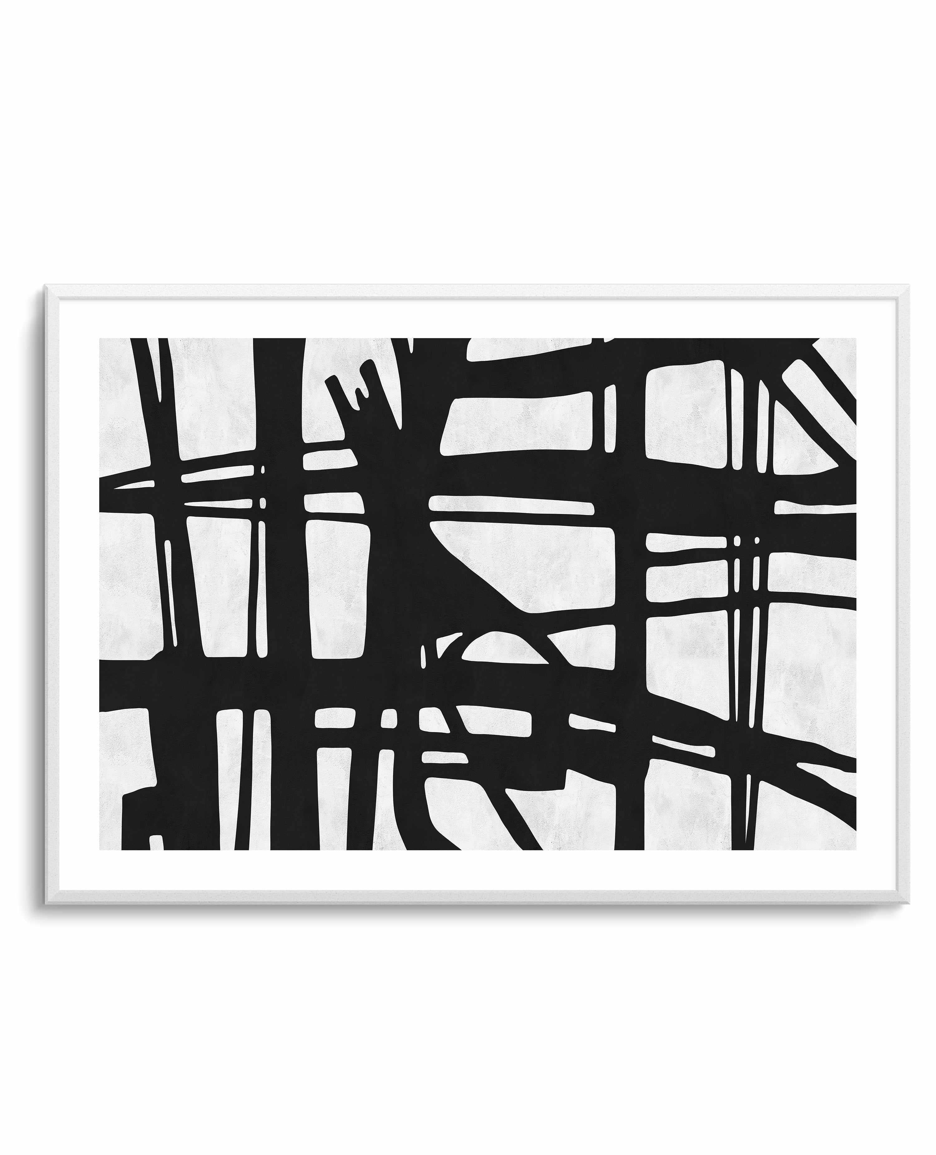 Expressionist lines F | Art Print – Olive et Oriel