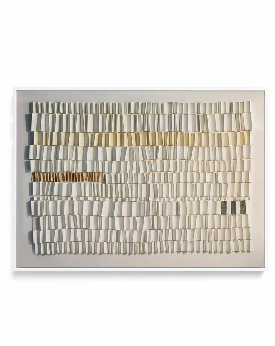 Folded Rhythms by Irene Yesley | Framed Canvas Art Print – Olive et Oriel