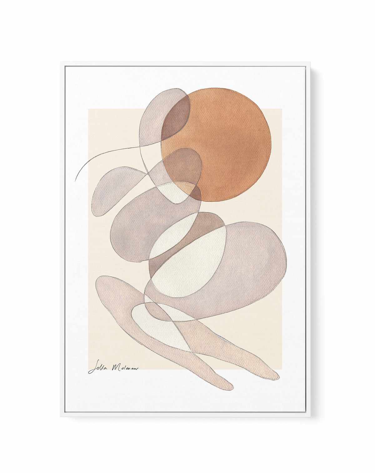 Full Moon by Sella Molenaar | Framed Canvas Art Print – Olive et Oriel