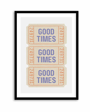 Coastal Blue Good Times | Art Print – Olive et Oriel