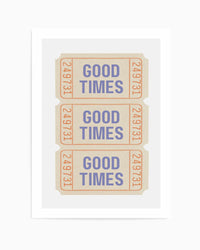 Coastal Blue Good Times | Art Print – Olive et Oriel