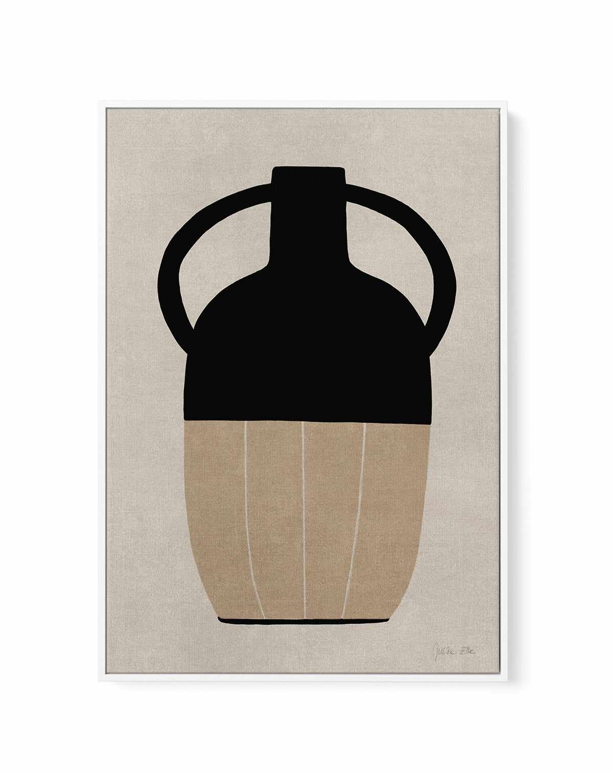Clay No.01 by Julita Elbe | Framed Canvas Art Print – Olive et Oriel