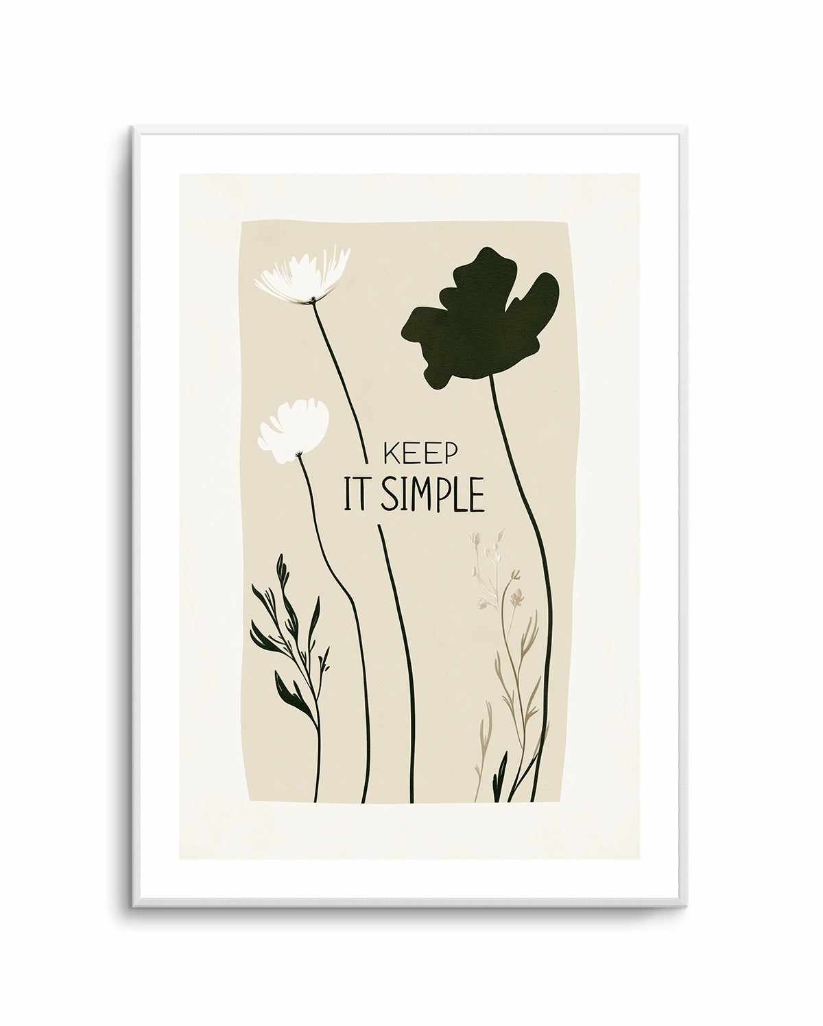 Keep it simple | Art Print – Olive et Oriel