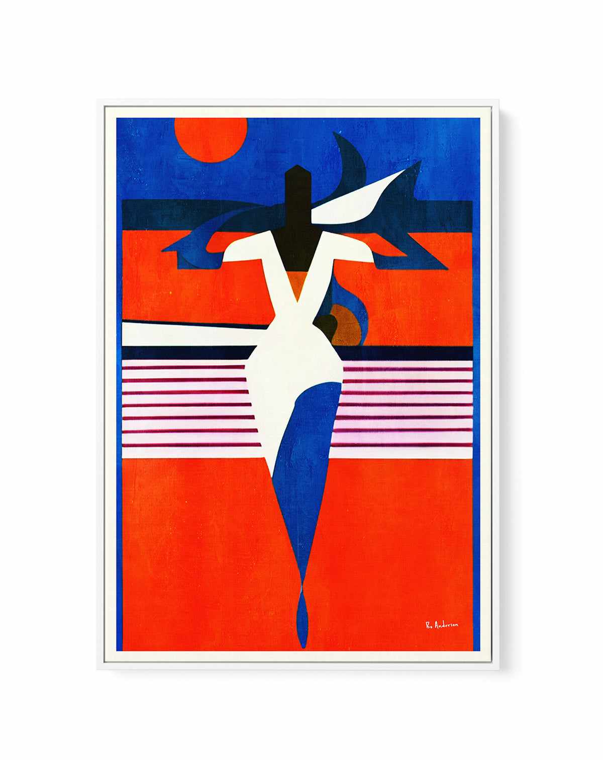 La Femme Fatale By Bo Anderson | Framed Canvas Art Print – Olive et Oriel