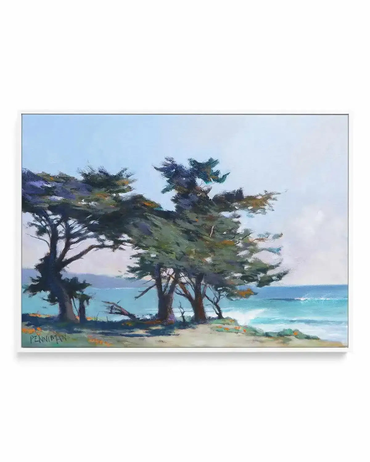 Buy Lighthouse Field II by Ed Penniman Framed Canvas Art Print! – Olive ...