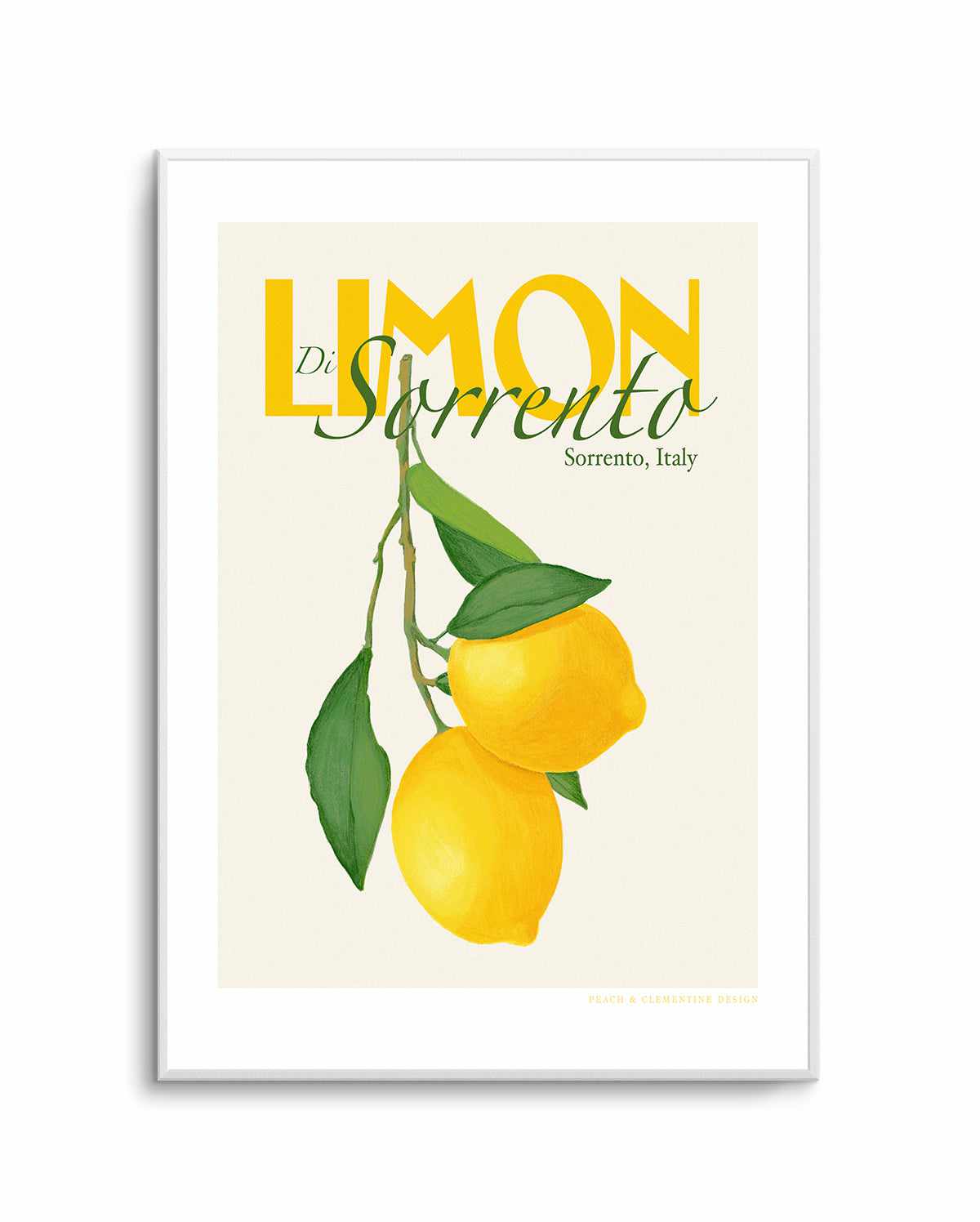 Illustration Wall Art Print | Limon Di Sorrento Jenny – Olive et Oriel