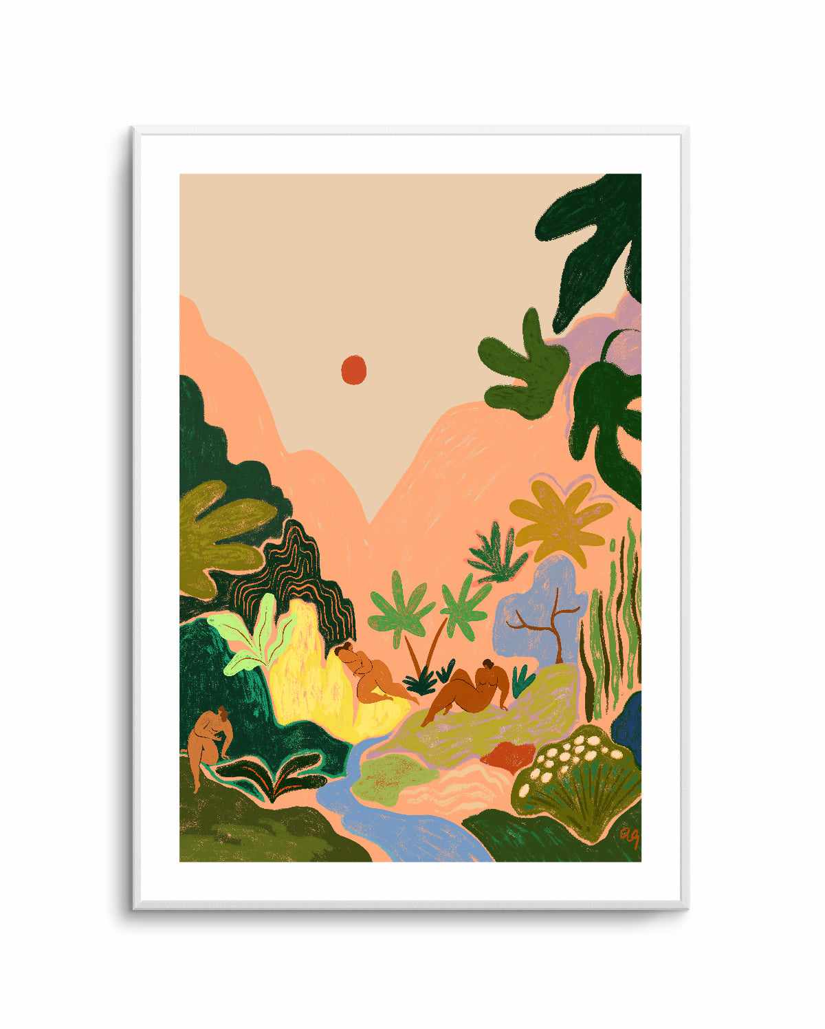 Tropical Illustration Wall Art Print | Arty Guava – Olive et Oriel