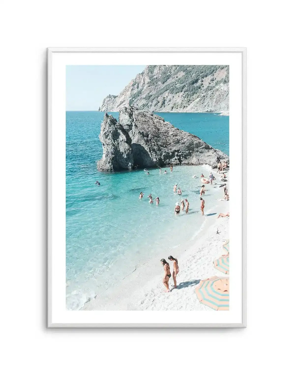 Monterosso a Mare Italian Summer Photographic Beach Art Print – Olive ...