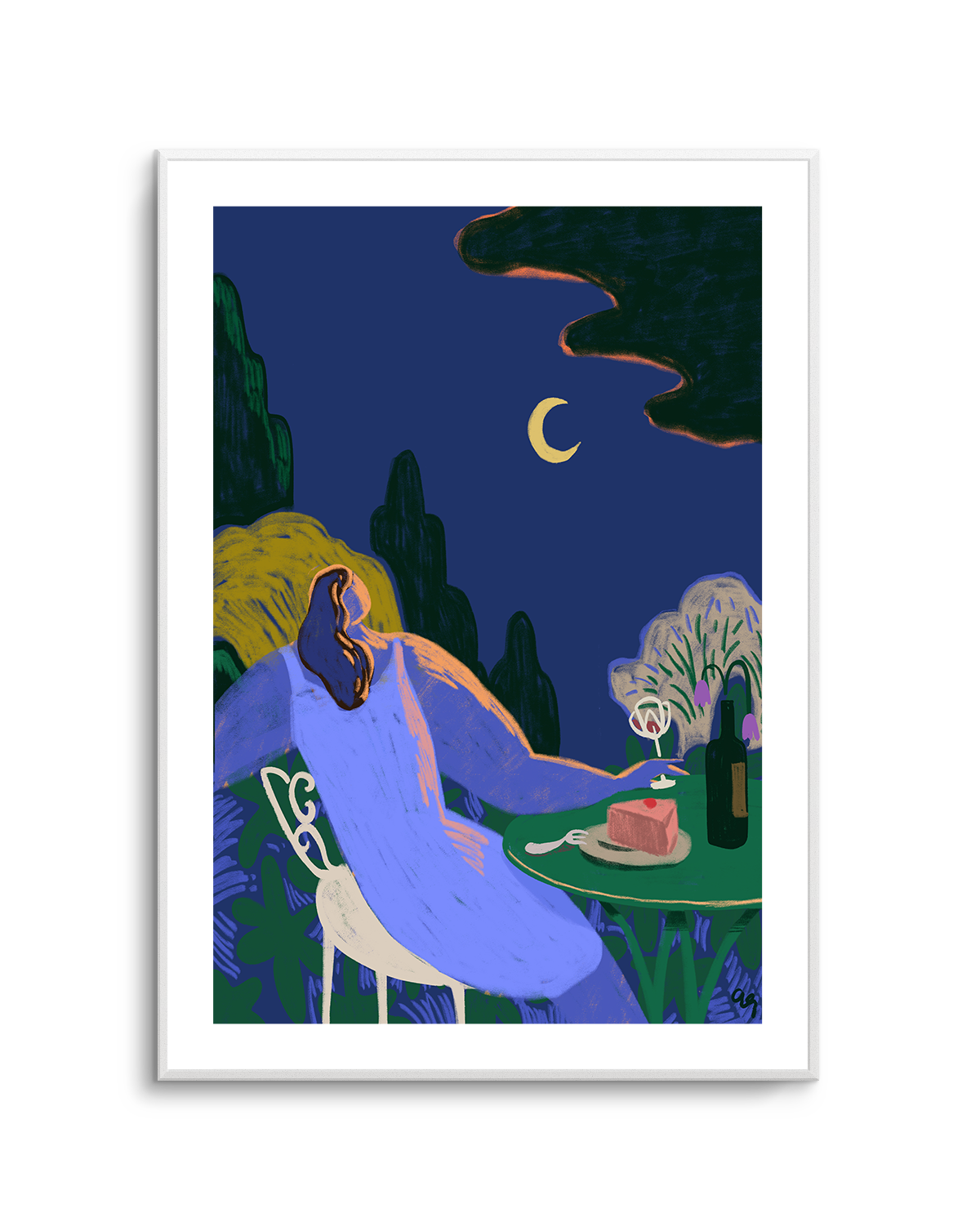 Moon Beam by Arty Guava | Art Print – Olive et Oriel