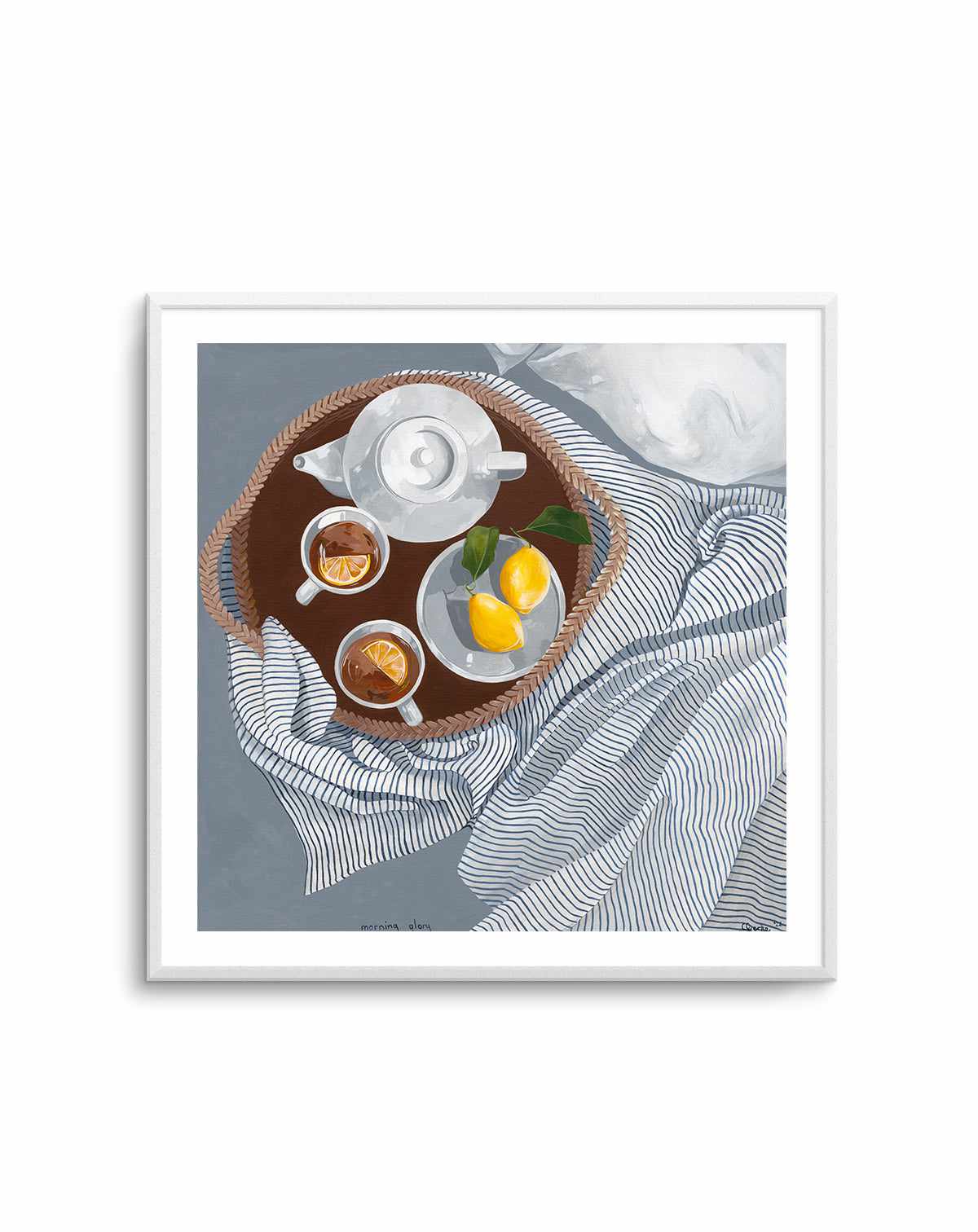 Still Life Wall Art Print - Morning Glory by Cat Gerke – Olive et Oriel
