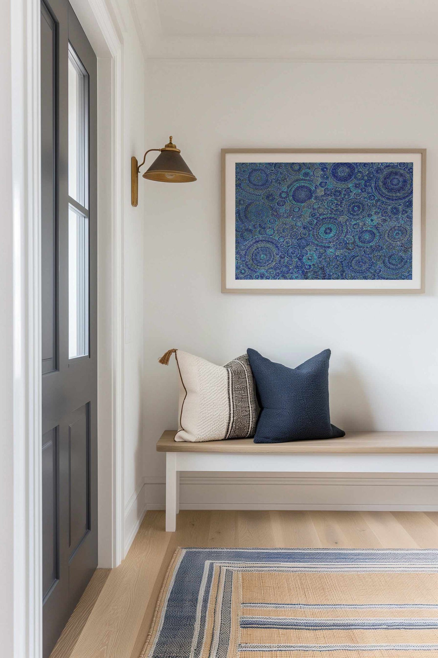 Blue Indigenous Wall Art Prints - FREE Aus-wide shipping! – Olive et Oriel