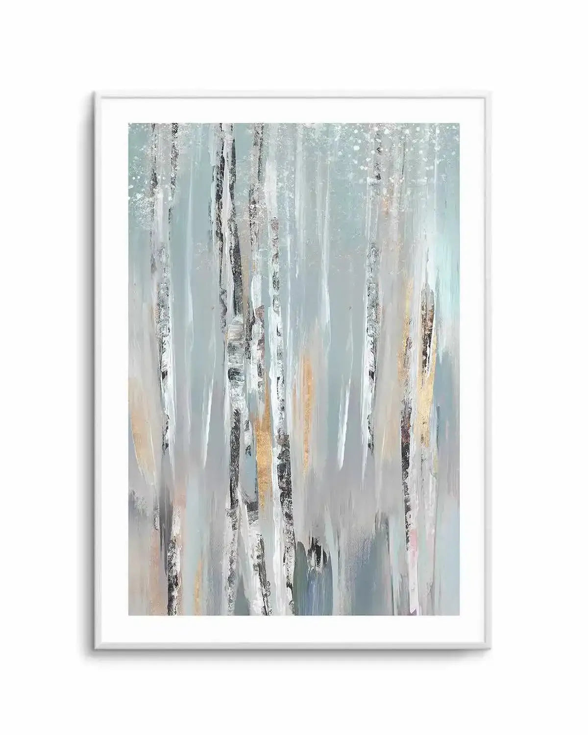 Abstract Wall Art Print | Pandora's Forest III in Blue – Olive et Oriel