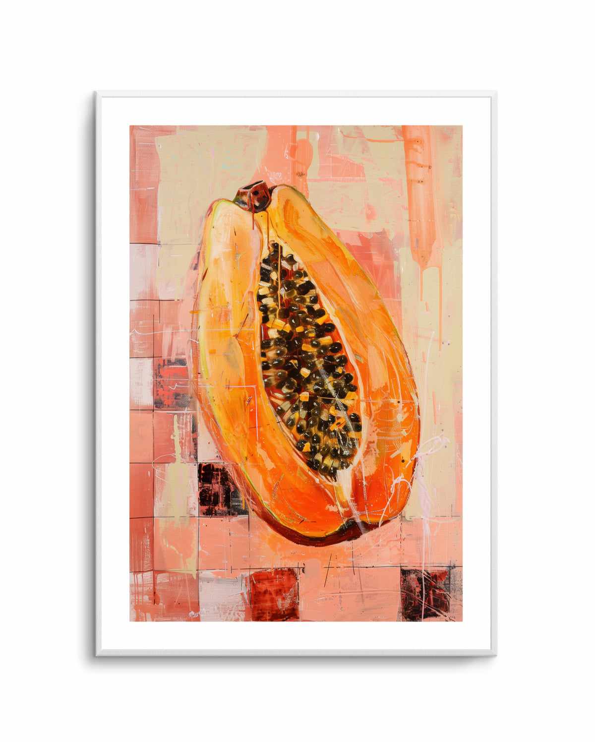 Papaya | Art Print – Olive et Oriel