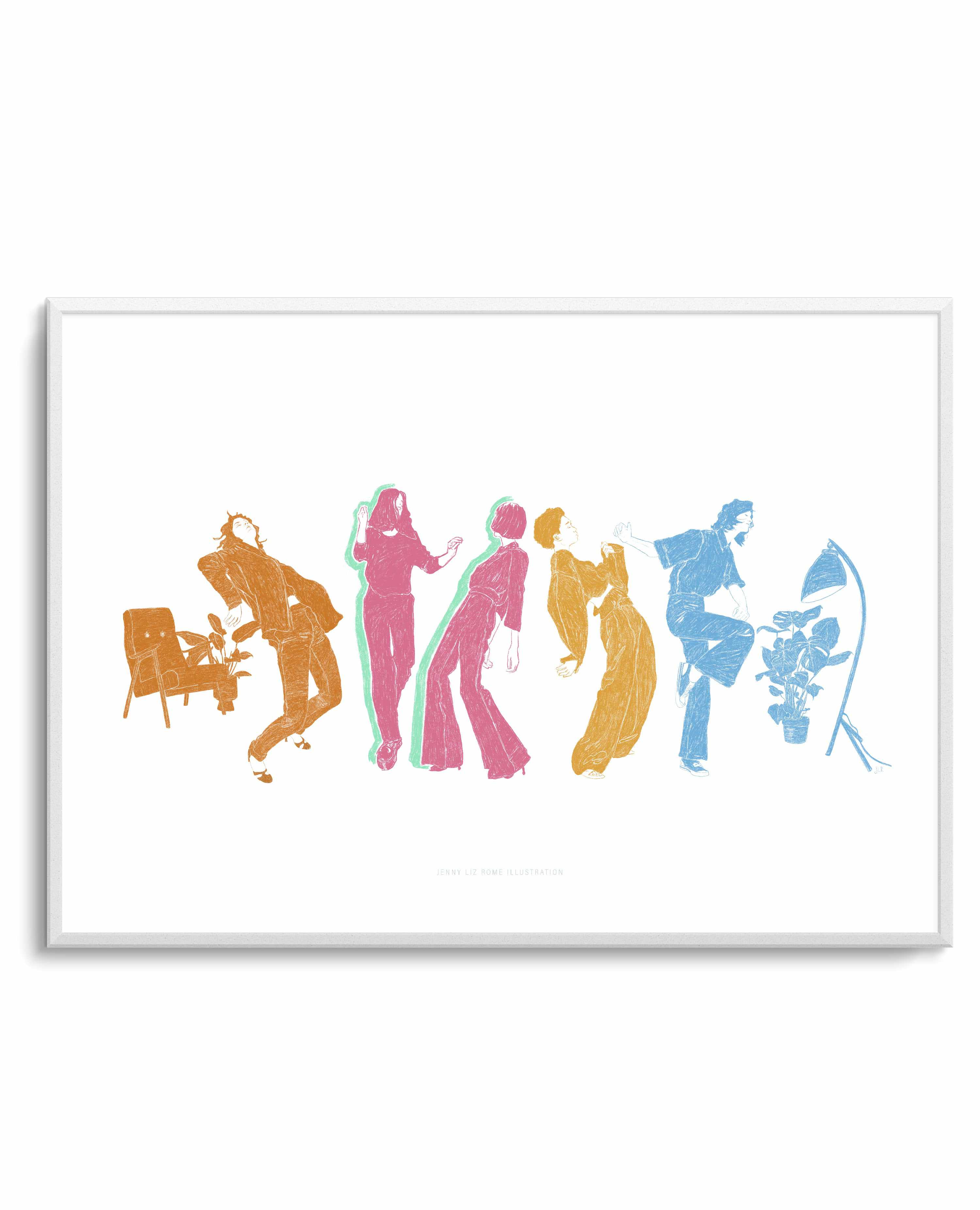 Party People by Jenny Liz Rome | Art Print – Olive et Oriel