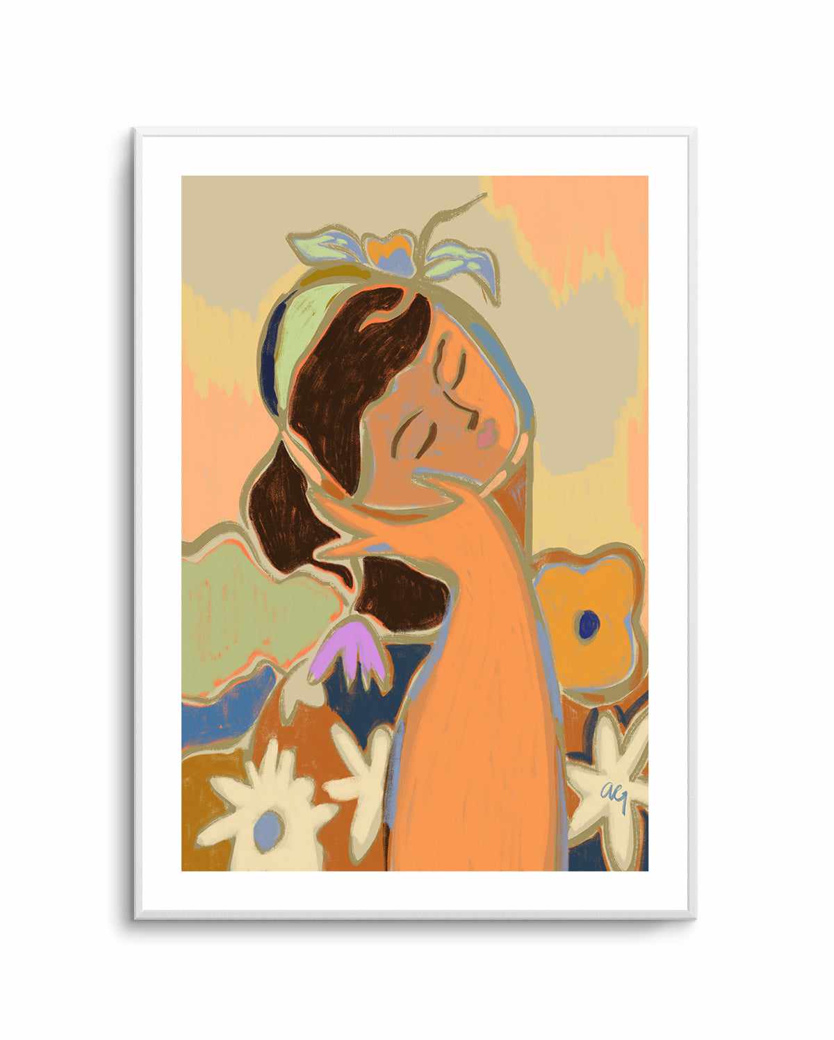 Peaceful by Arty Guava | Art Print – Olive et Oriel