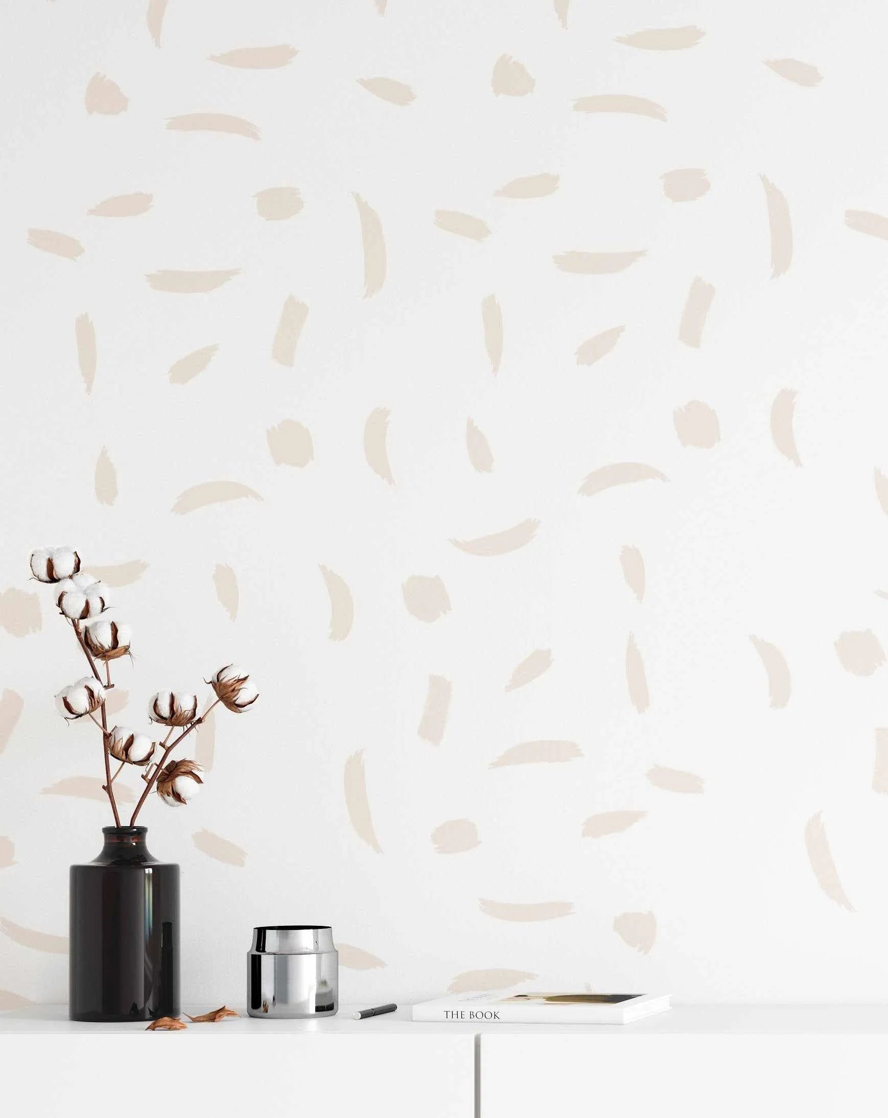 SHOP Picasso Paint Stroke Peel & Stick Fabric Removable Wall Decals ...