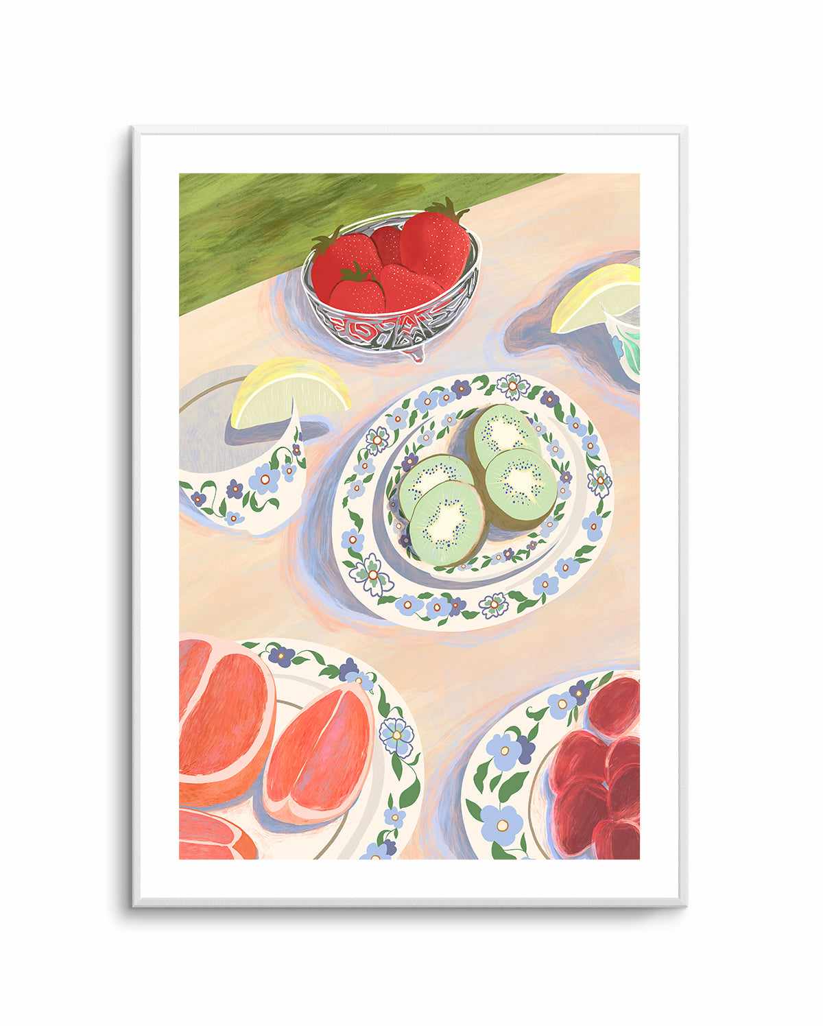 Illustrated Wall Art Print - Picnic by Arty Guava – Olive et Oriel