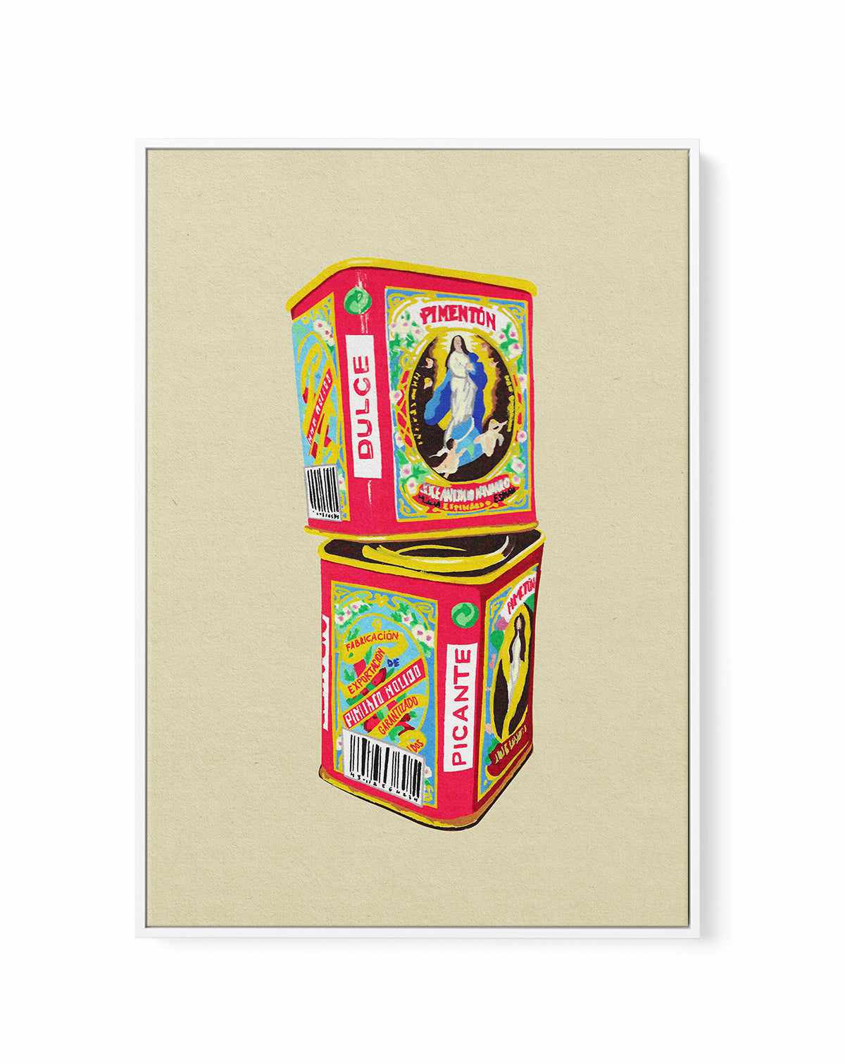 Pimenta Sup3n By Studio Mandariini | Framed Canvas Art Print – Olive et ...