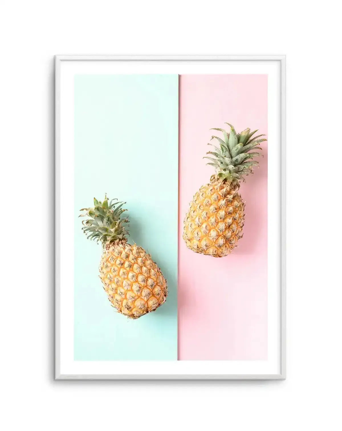 Pop Art Wall Art Print of Pineapple in Blush Pinks – Olive et Oriel