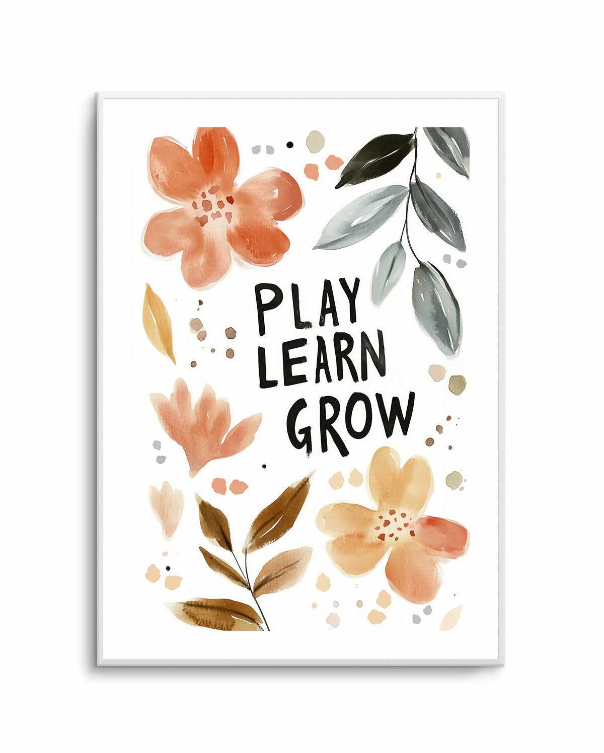 Play learn grow III | Art Print – Olive et Oriel