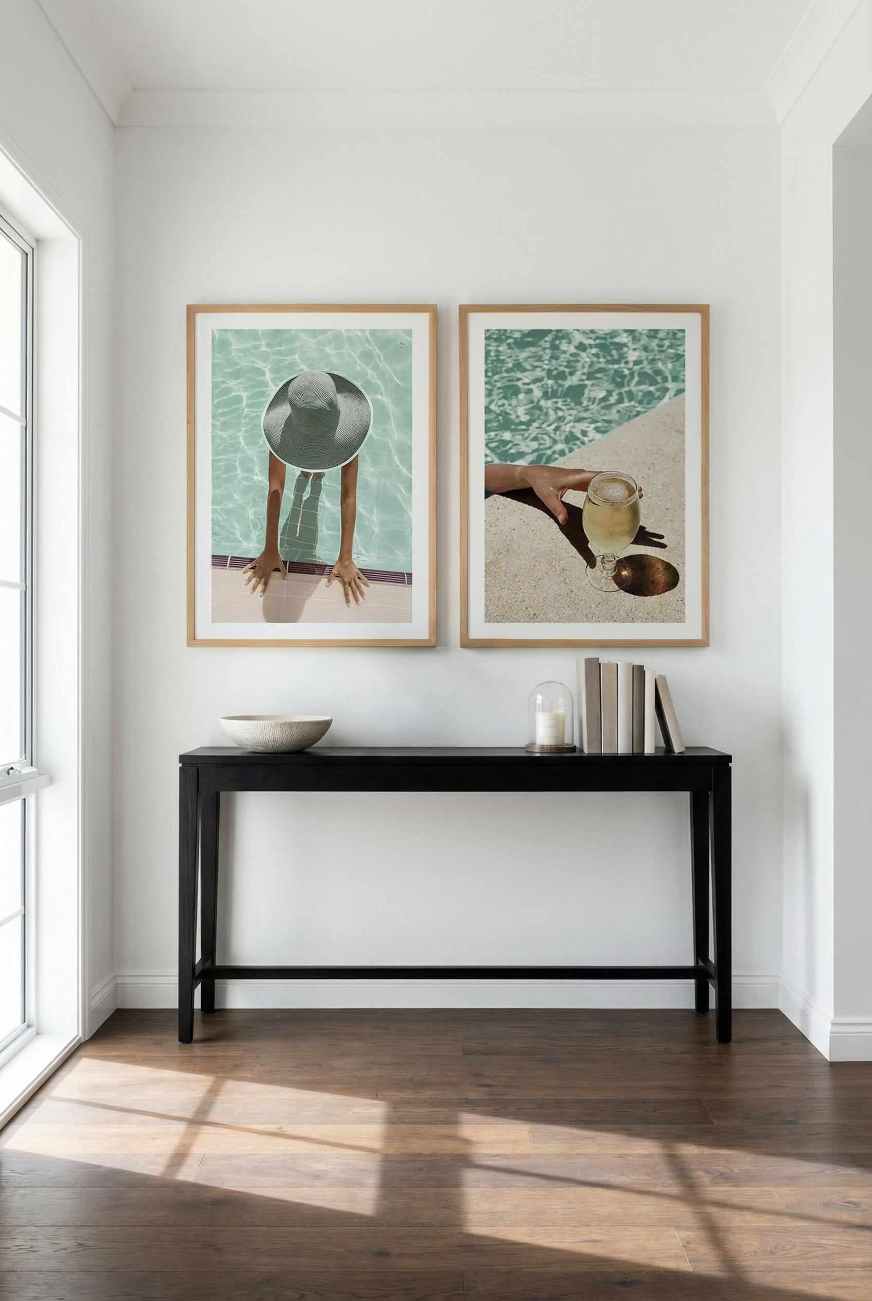 Pool Time & Summer Sessions Art Print Set of 2 | Matching Wall Art ...