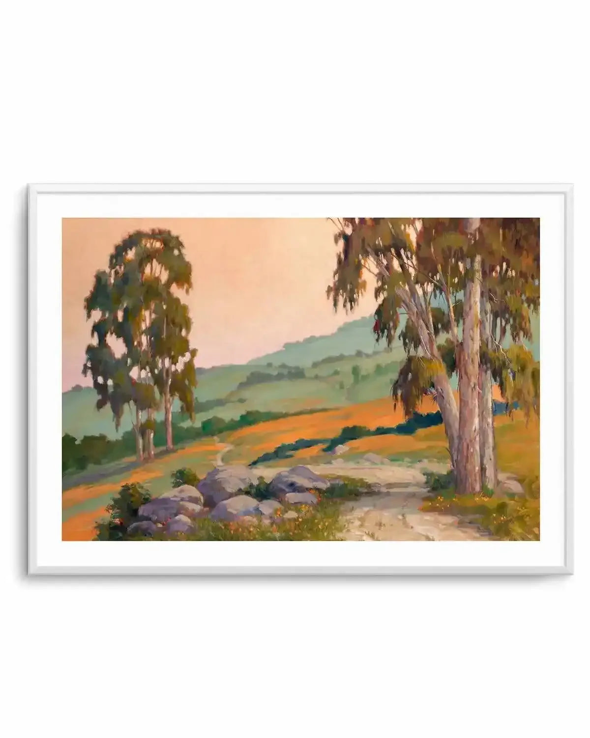 Buy Poppy Hill Path by Ed Penniman Art Print | Next Day Shipping ...