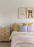 Preppy Checks Green & Pink Kids Removable Wallpaper Designer Wallpapers ...