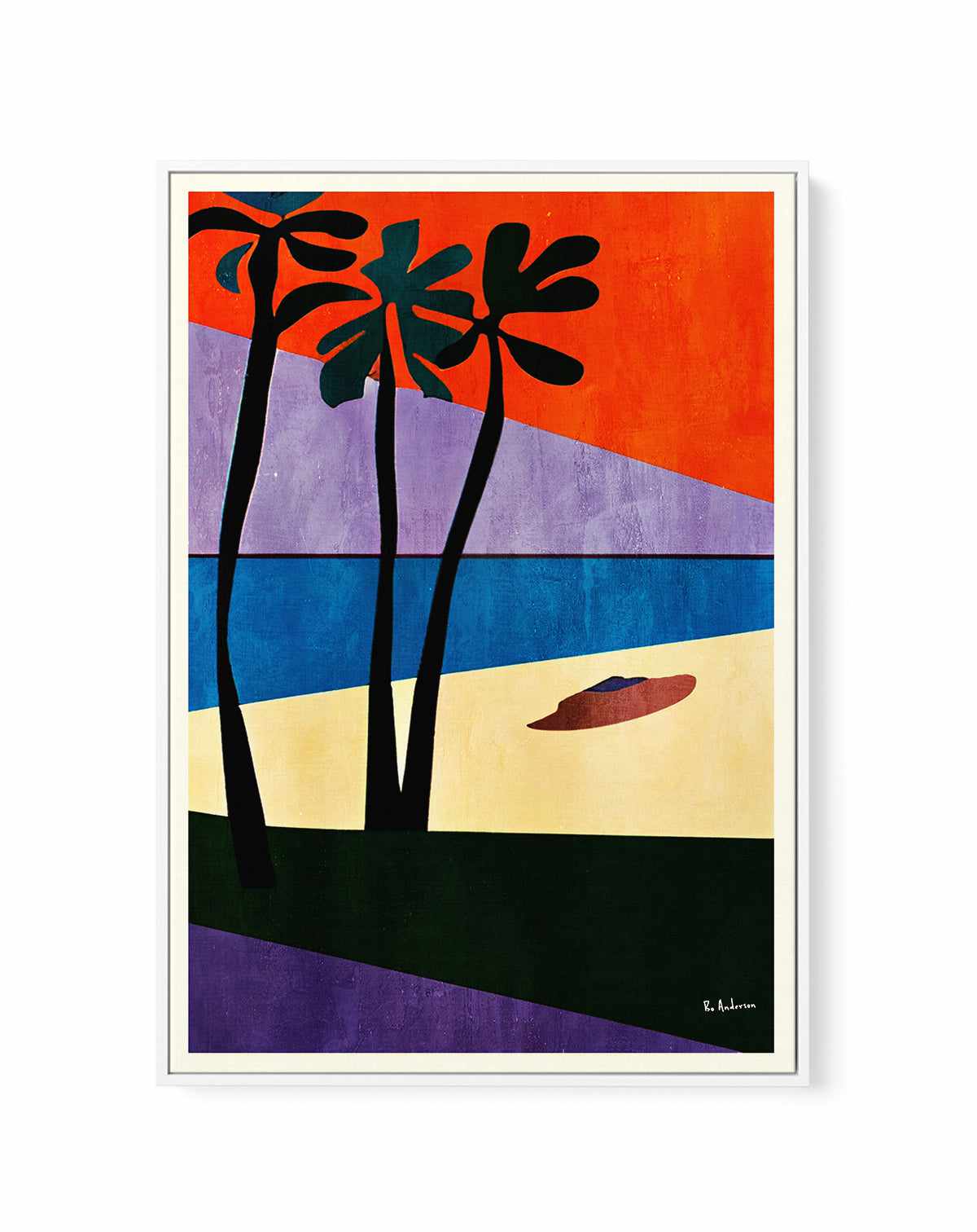 Puerto Rico, 1961 By Bo Anderson | Framed Canvas Art Print – Olive et Oriel