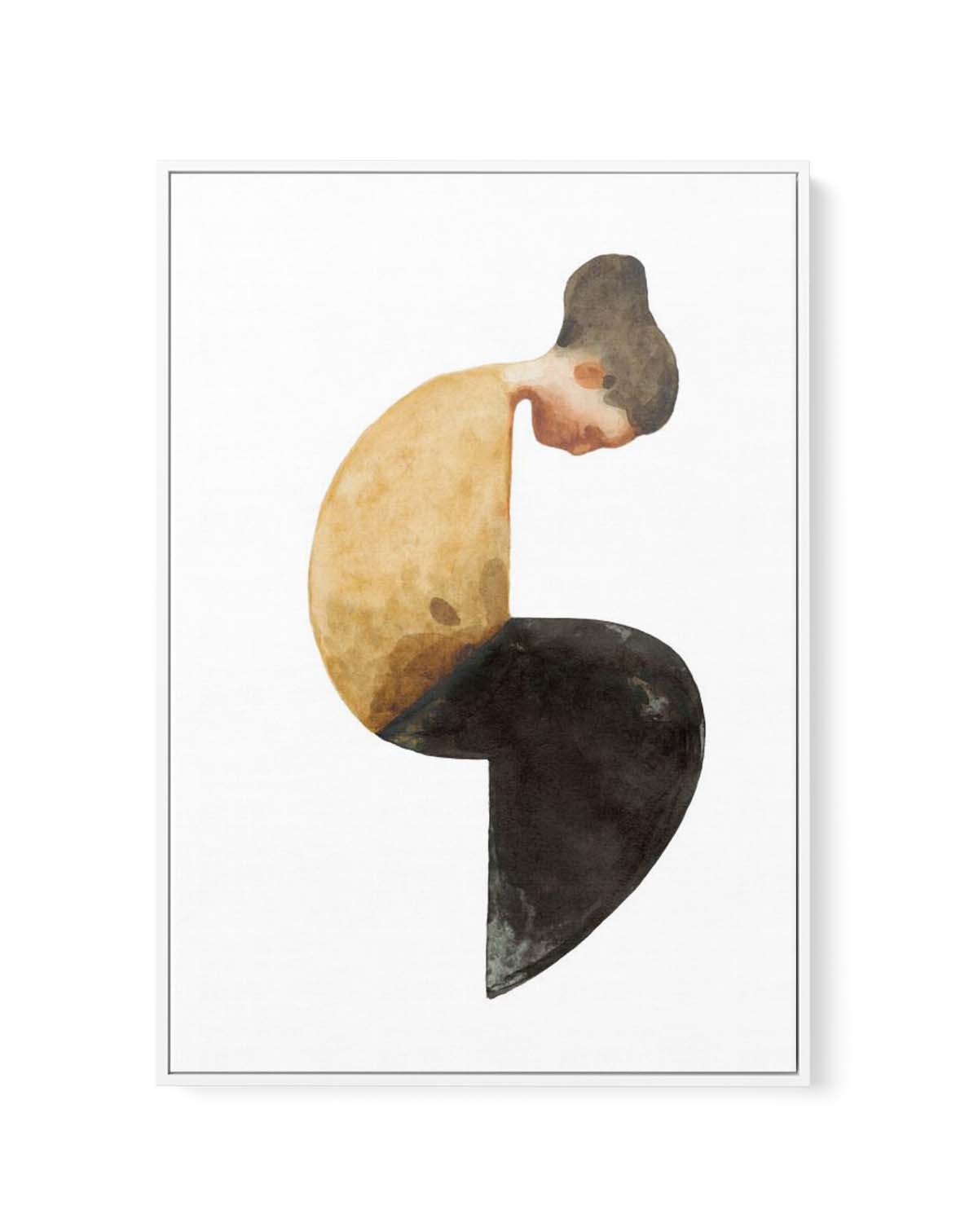 SITTING WOMAN XlV By Jorgen Hansson | Framed Canvas Art Print – Olive ...