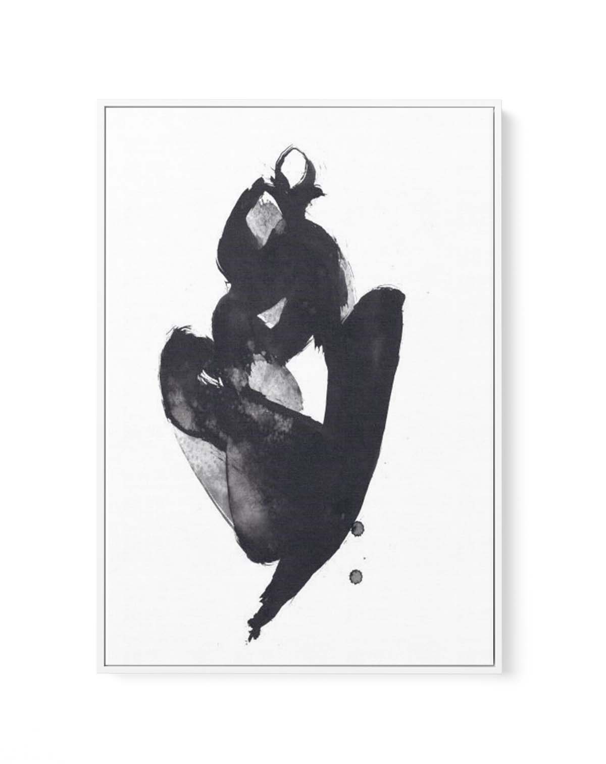 SITTING WOMAN lll By Jorgen Hansson | Framed Canvas Art Print – Olive ...