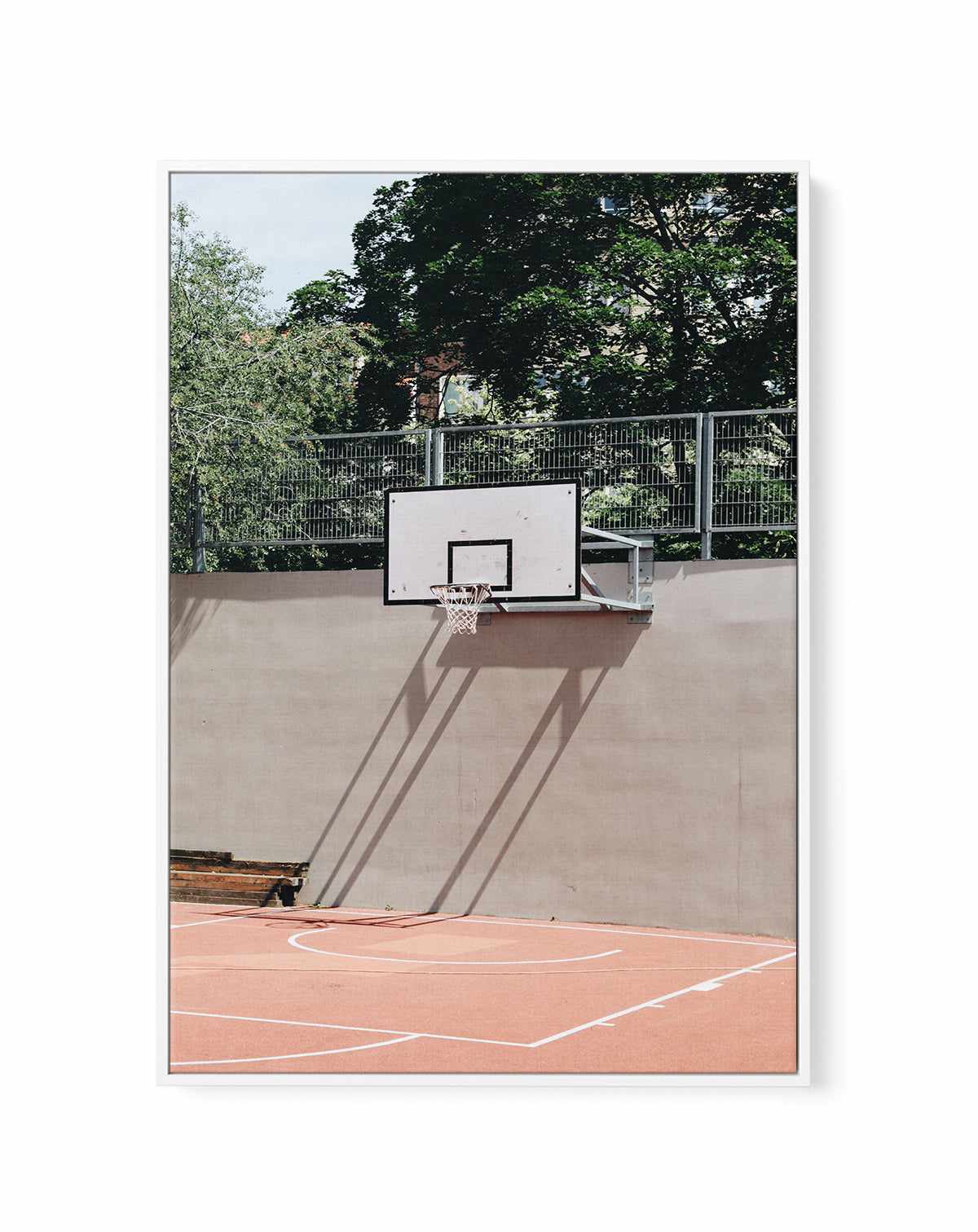 Shades By Cities of Basketball | Framed Canvas Art Print – Olive et Oriel