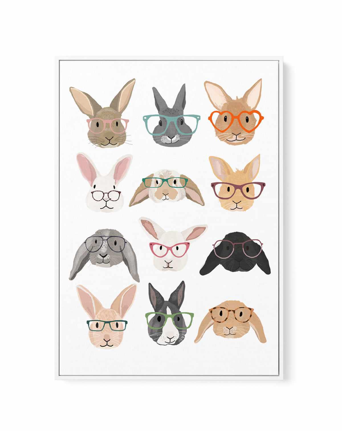 Smarty Bun | Framed Canvas Art Print – Olive et Oriel