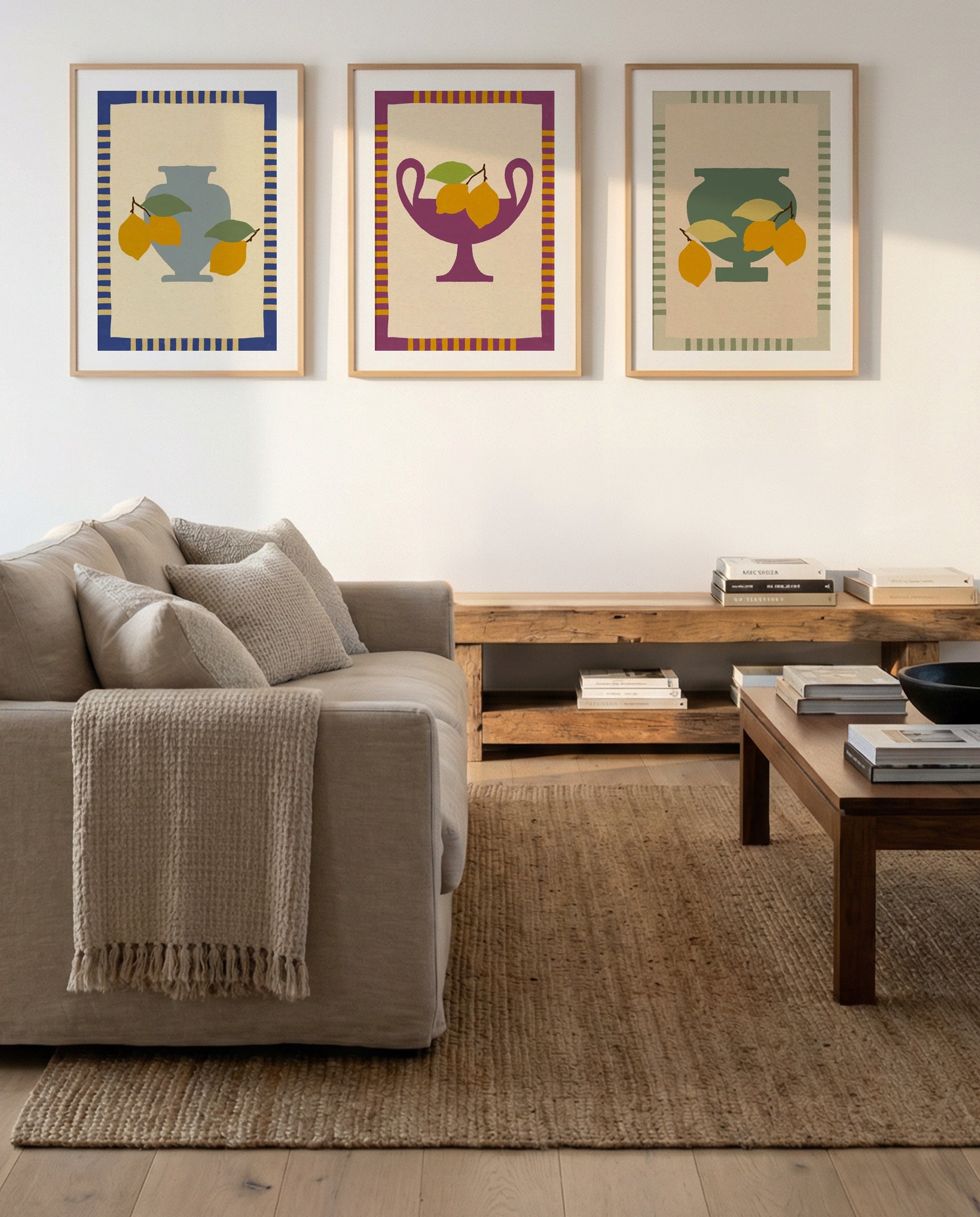 3 Piece Wall Art Set — Matching Art Print Trios | Olive et Oriel