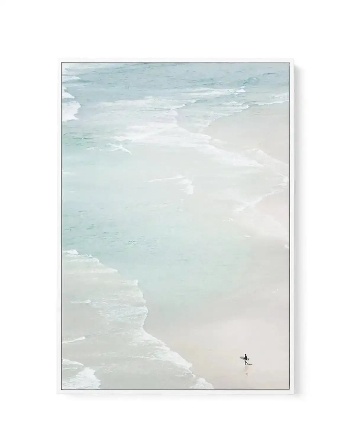 Tallows Surf Beach | Aerial Ocean Photographic Framed Canvas Artwork ...
