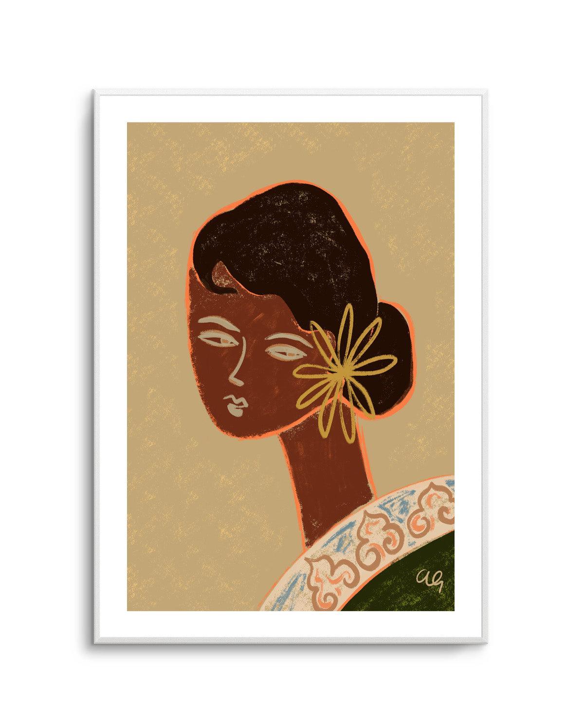 The Green Lady by Arty Guava | Art Print – Olive et Oriel