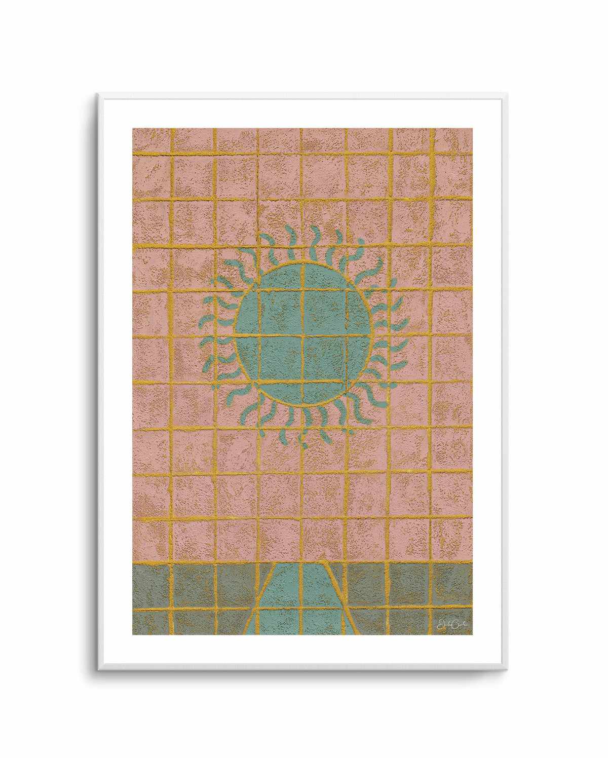 Tiles Of Sunset by Julie Celina | Art Print – Olive et Oriel